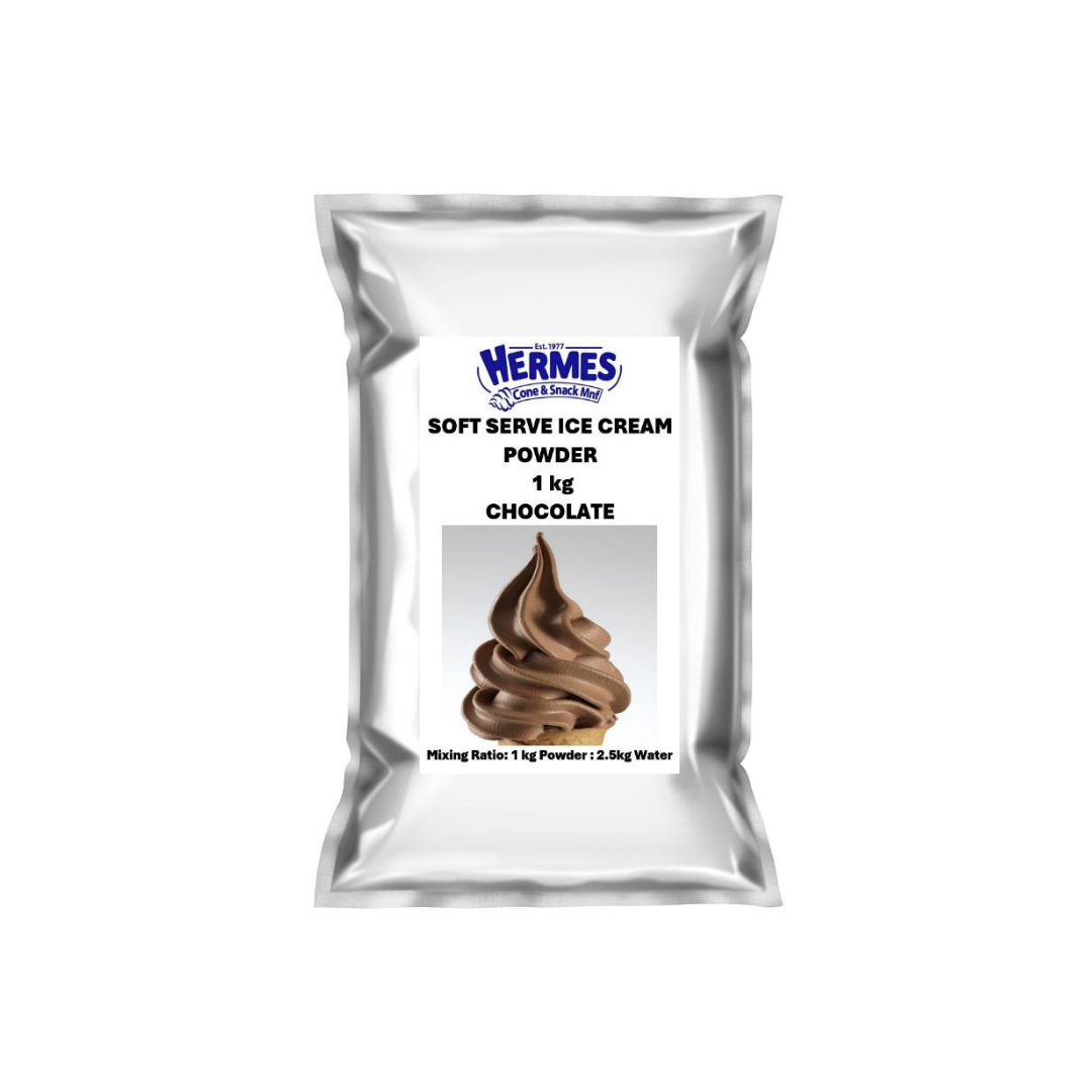 Soft Serve Ice Cream Powder – Chocolate – Hermes