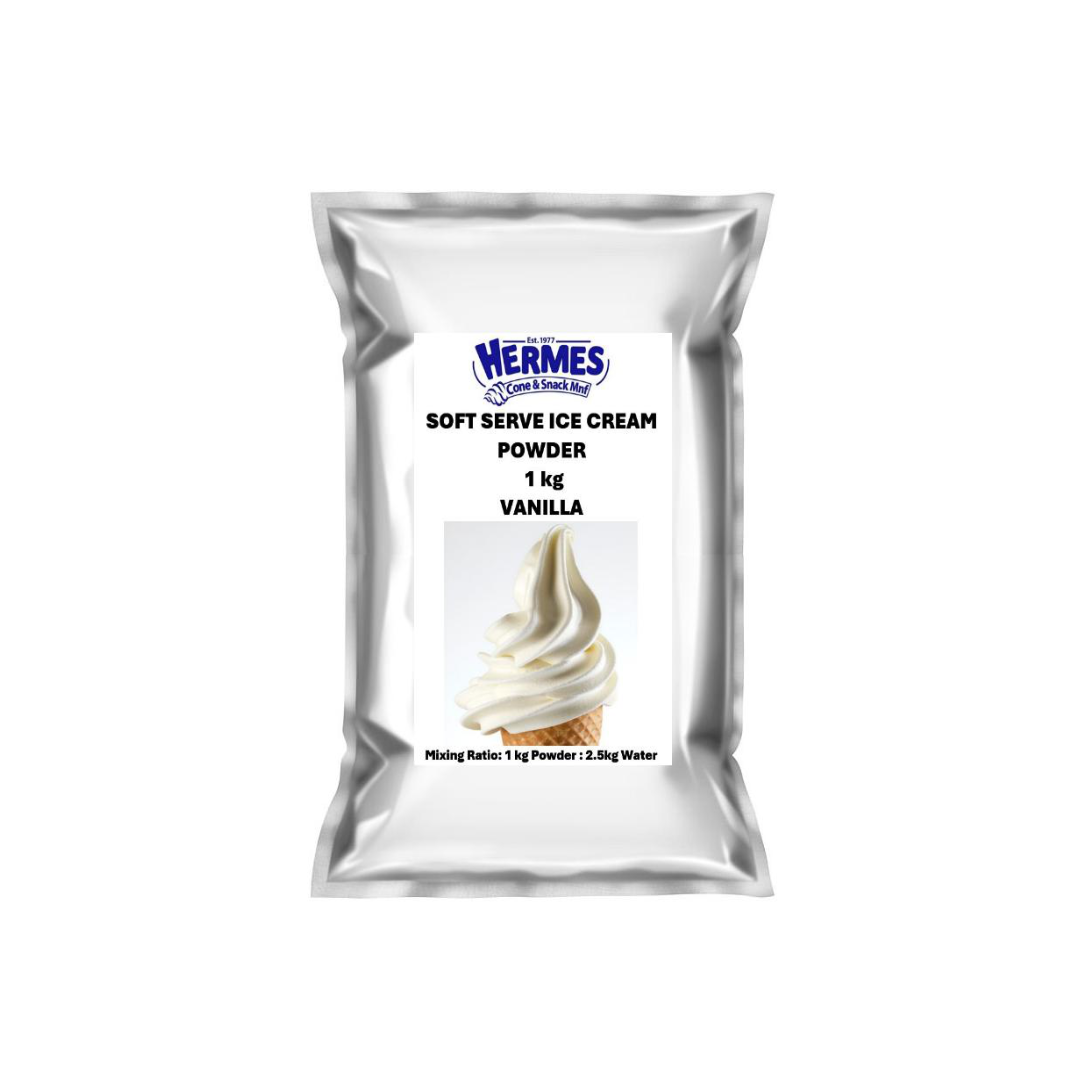 Soft Serve Vanilla Powder Mix – HERMES – Hermes