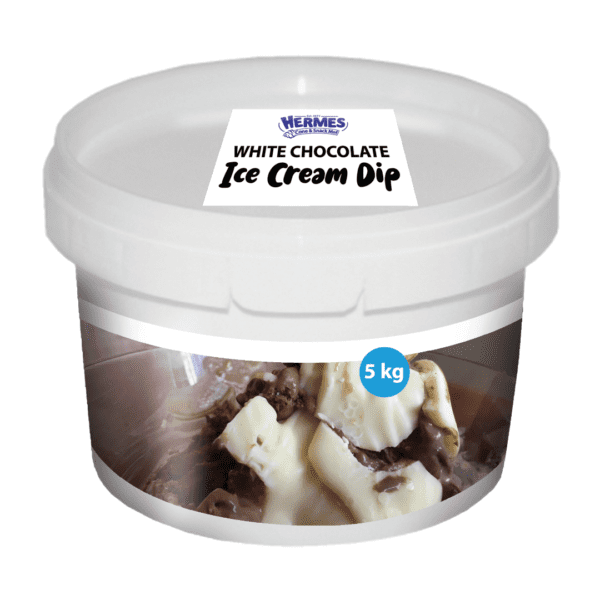 White Chocolate Ice Cream Dip Coating – Hermes