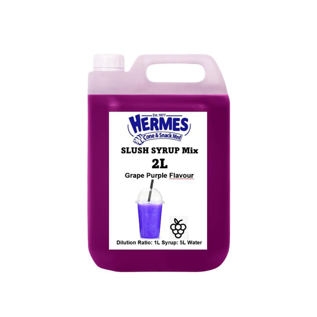Grape PURPLE SLUSH Syrup Mix – Hermes